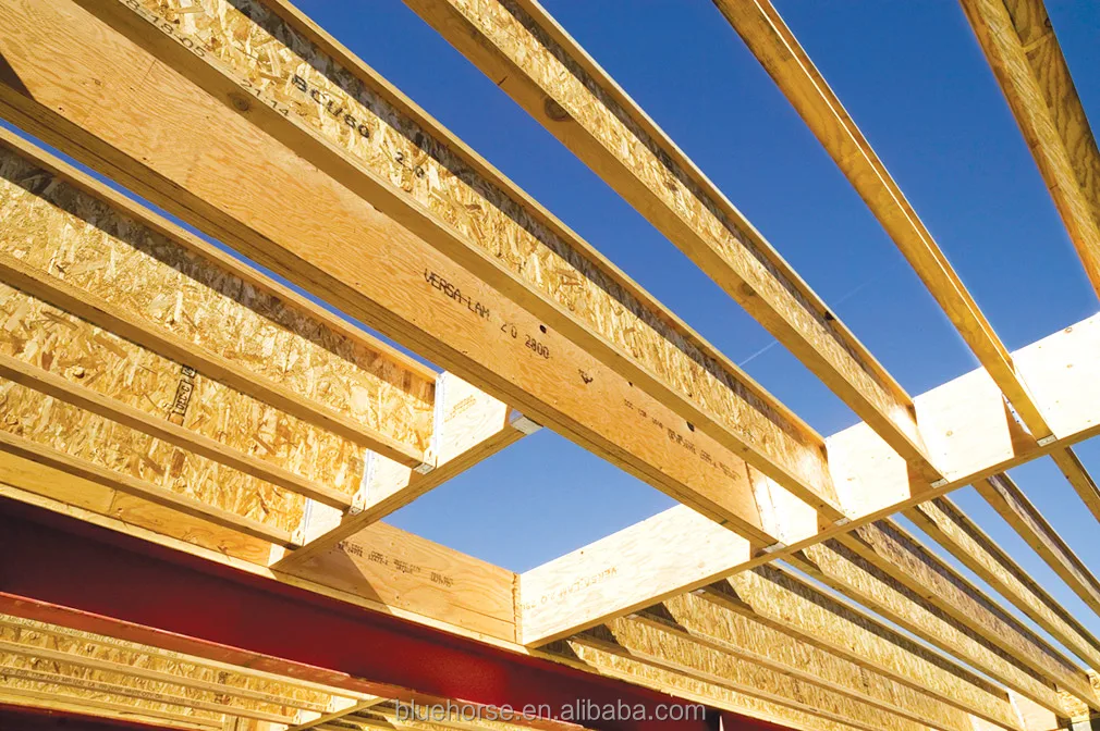 Flooring & Roofing Wooden Lvl Laminated I Joist Beam 200x63,240x63 ...