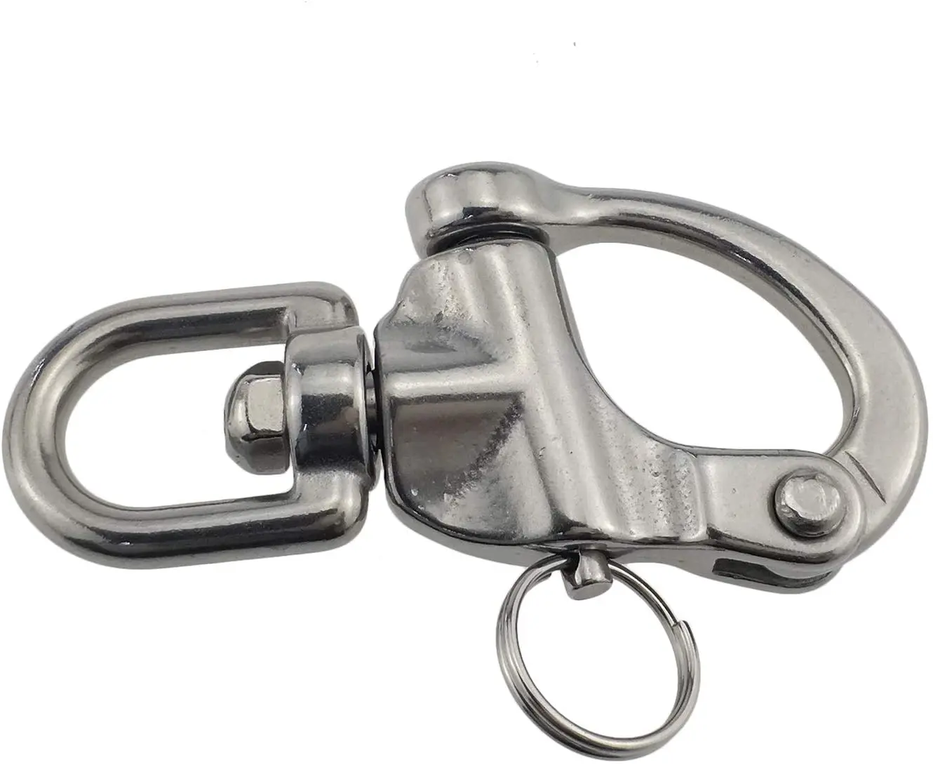 Swivel Jaw Snap Shackle Quick Release Bail Rigging Sailing Boat Marine ...