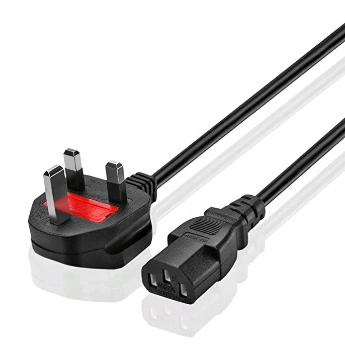 1FT 3FT 5FT IEC320 C13 to BS1363 3 Pin Plug Kettle Mains Lead UK Power ...