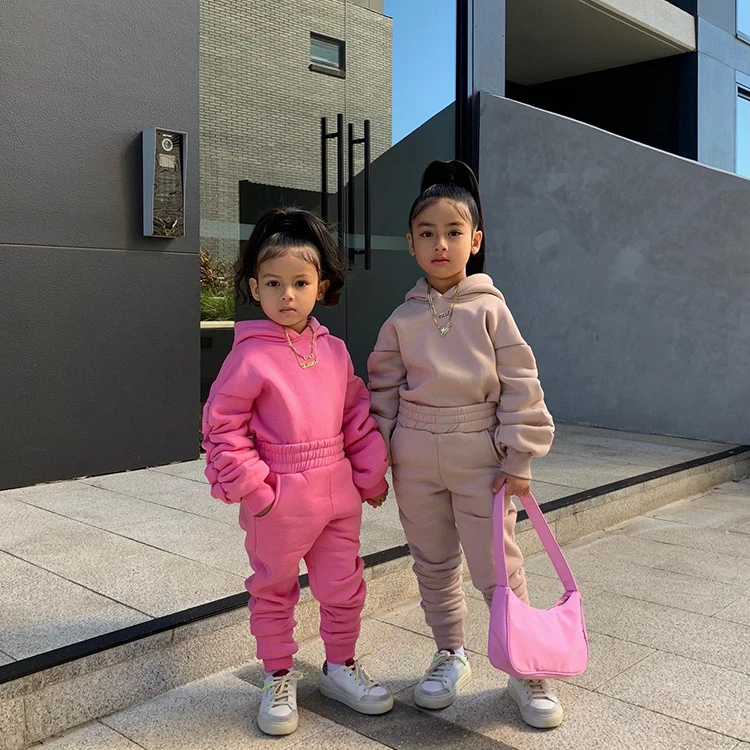 Wholesale High Quality Children Clothes Solid Custom Kids Clothes Set ...