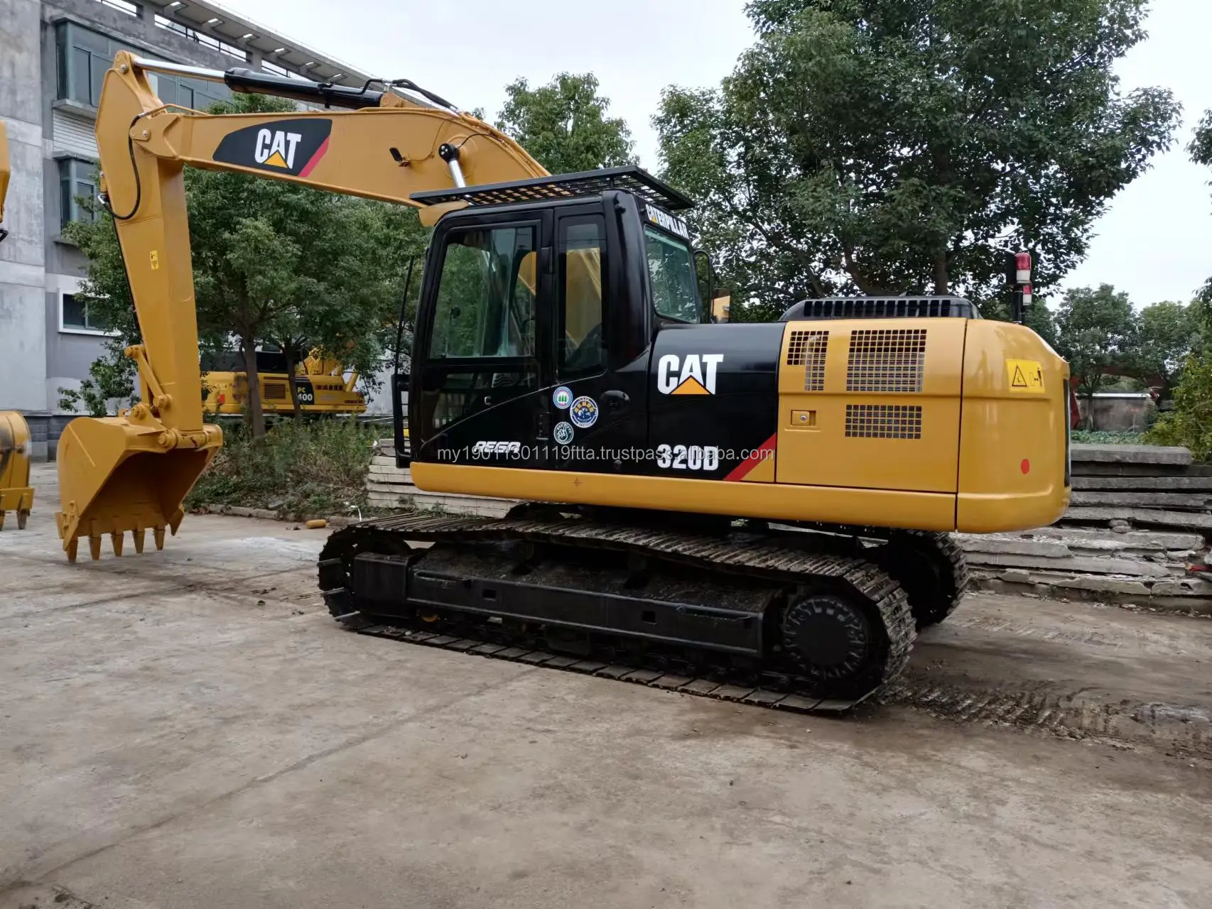 Original Caterpillar Cat320d Used Excavator In China Backhoe Crawler ...