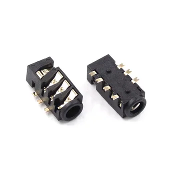 3.5mm 4-pole Headphone Socket Pj-393 7pin Gold Plated Mobile Phone ...