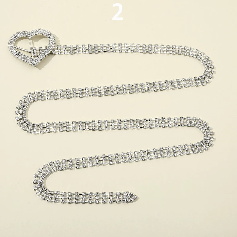 Trendy Rhinestone studded Belt Fashion Design Belt Chain Modern ...