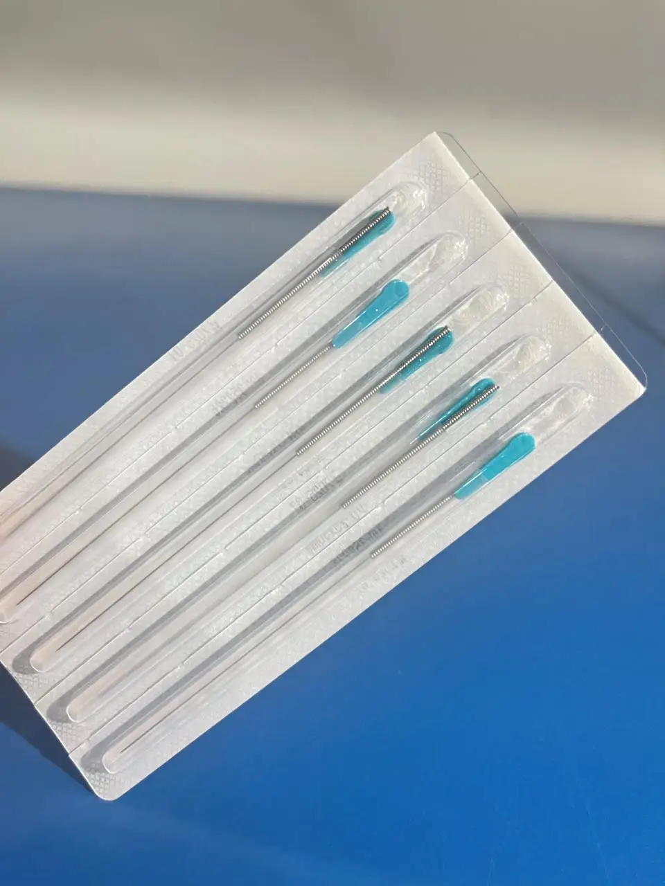 Disposable Sterile Silver Handle Acupuncturer Needle Acupuntura With ...