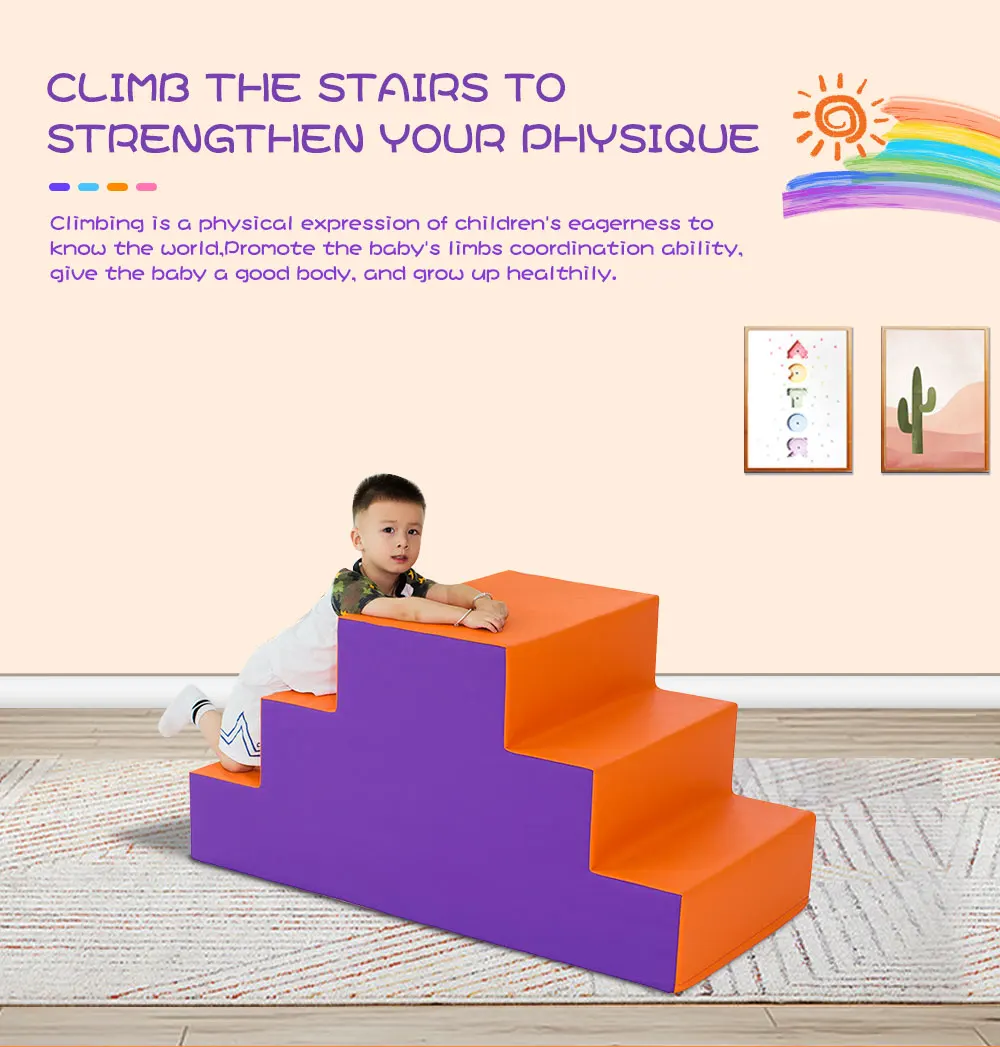 Hot Toddlers Kids Pre-schood Daycare Center Soft Play Sponge Double ...