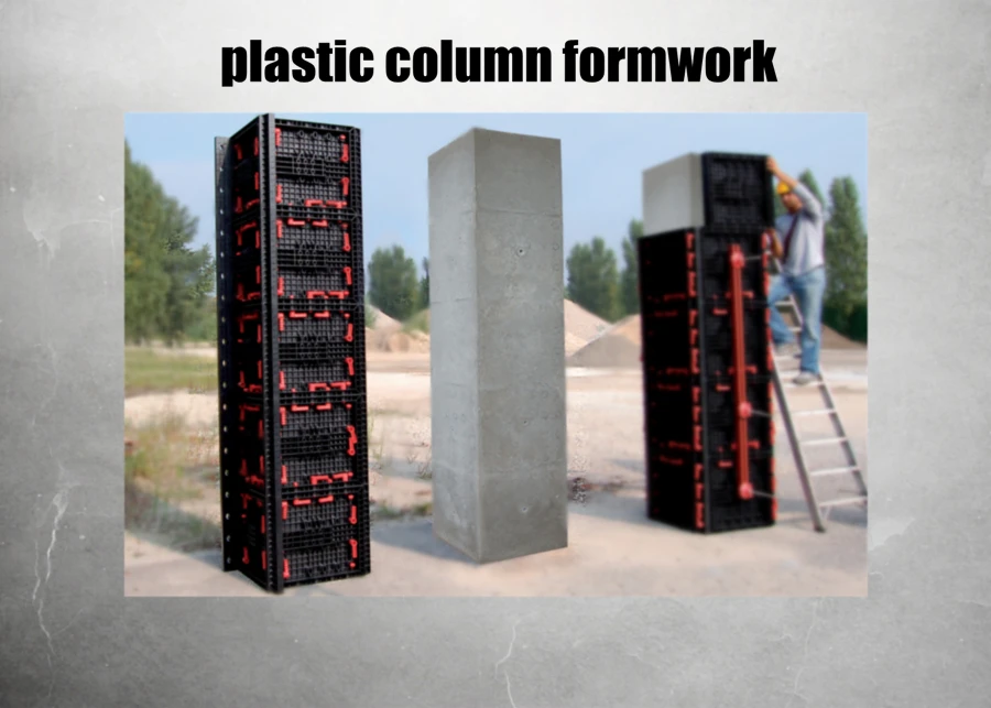 Black Recyclable Formwork Adjustable Column Clamp Square Concrete ...