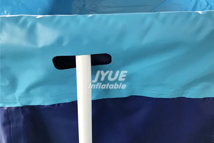 Metal Frame Square Blue Inflatable Swimming Pool Plastic Frame Pool ...