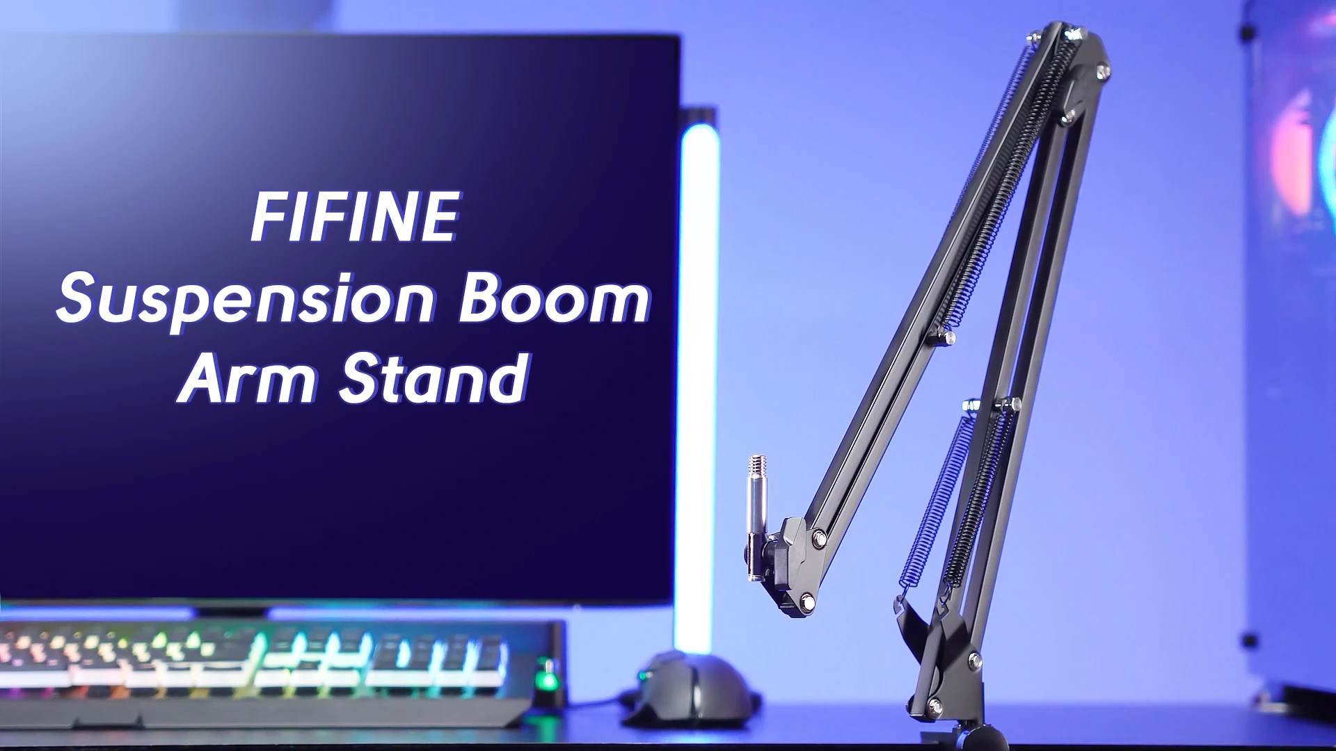 Fifine CS1 Desktop Adjustable Boom Mic Arm Suspension