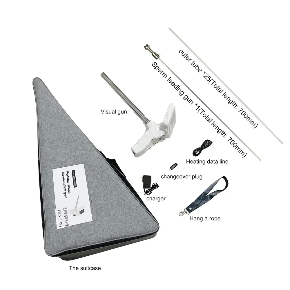 Bovine Portable Cattle Cow Visual Insemination Gun Veterinary Equipment ...