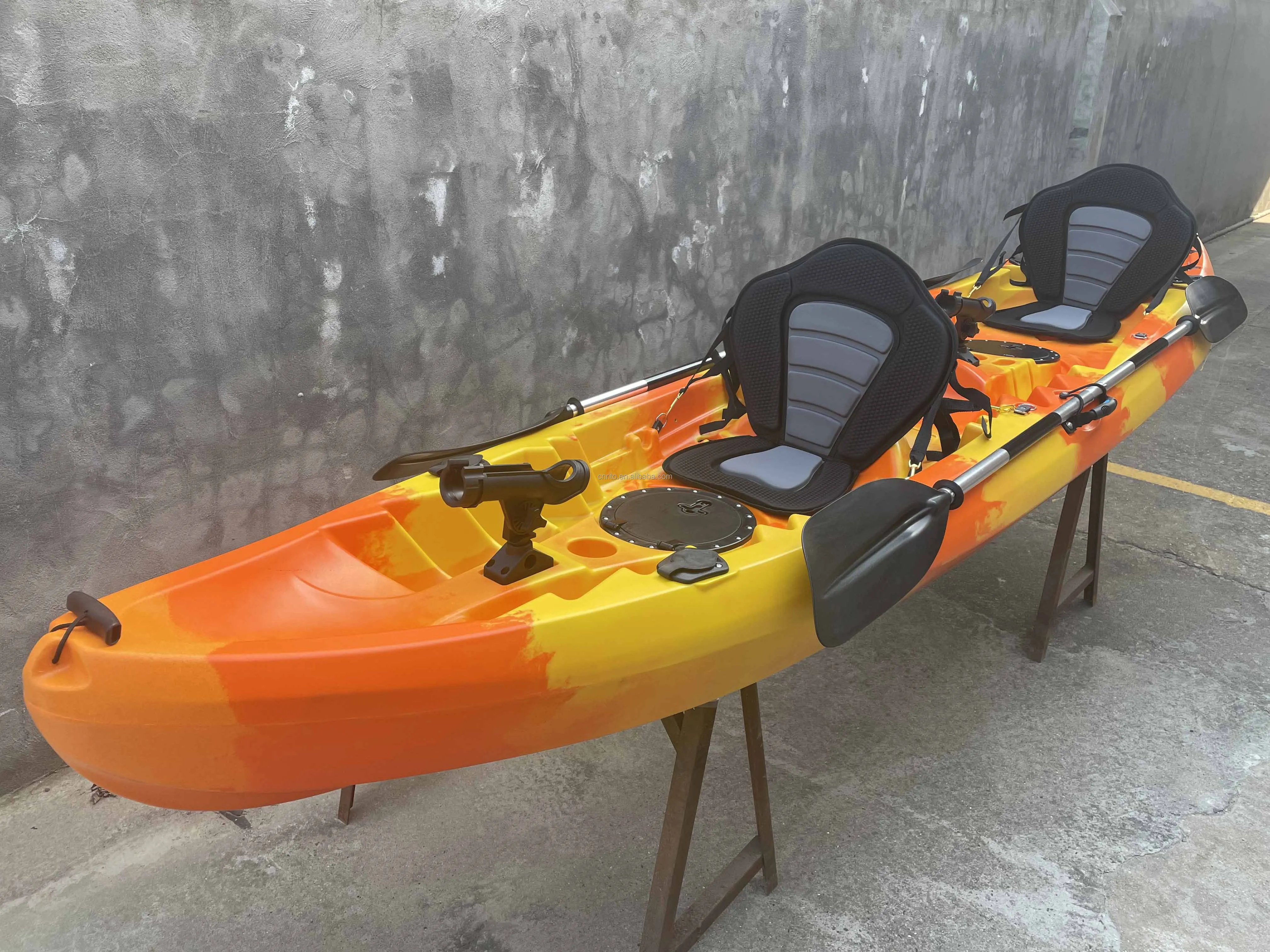 Rotomolded Upright Aluminum Frame Seat Canoe Angler Sit On Top Double 2 ...