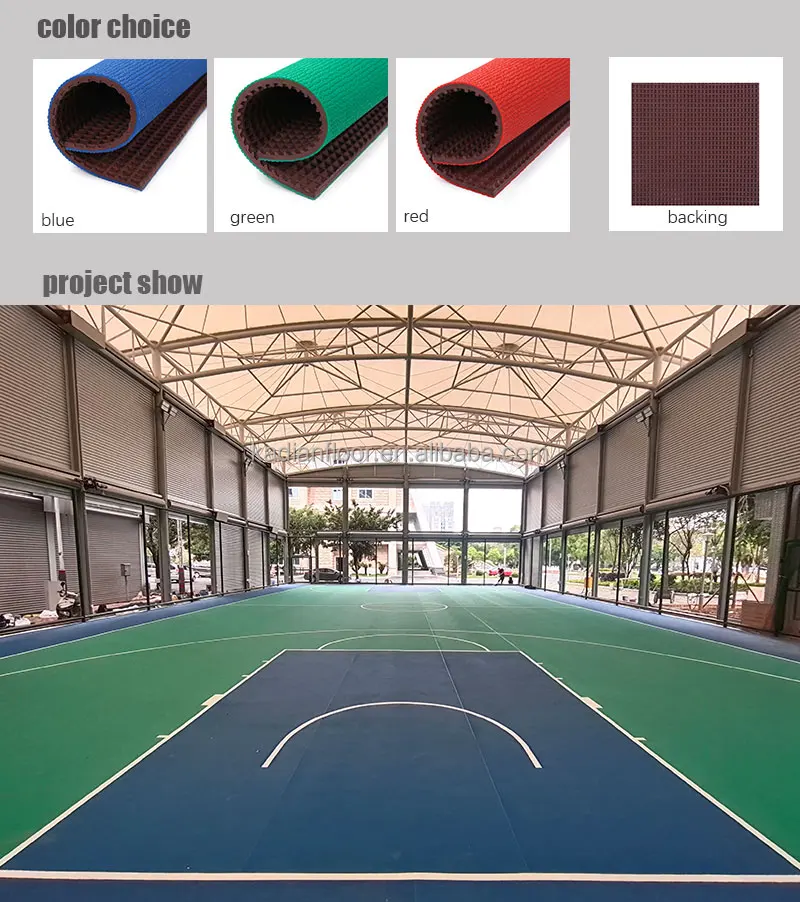 Pickle Ball and Basketball Court - Professional PVC Roll