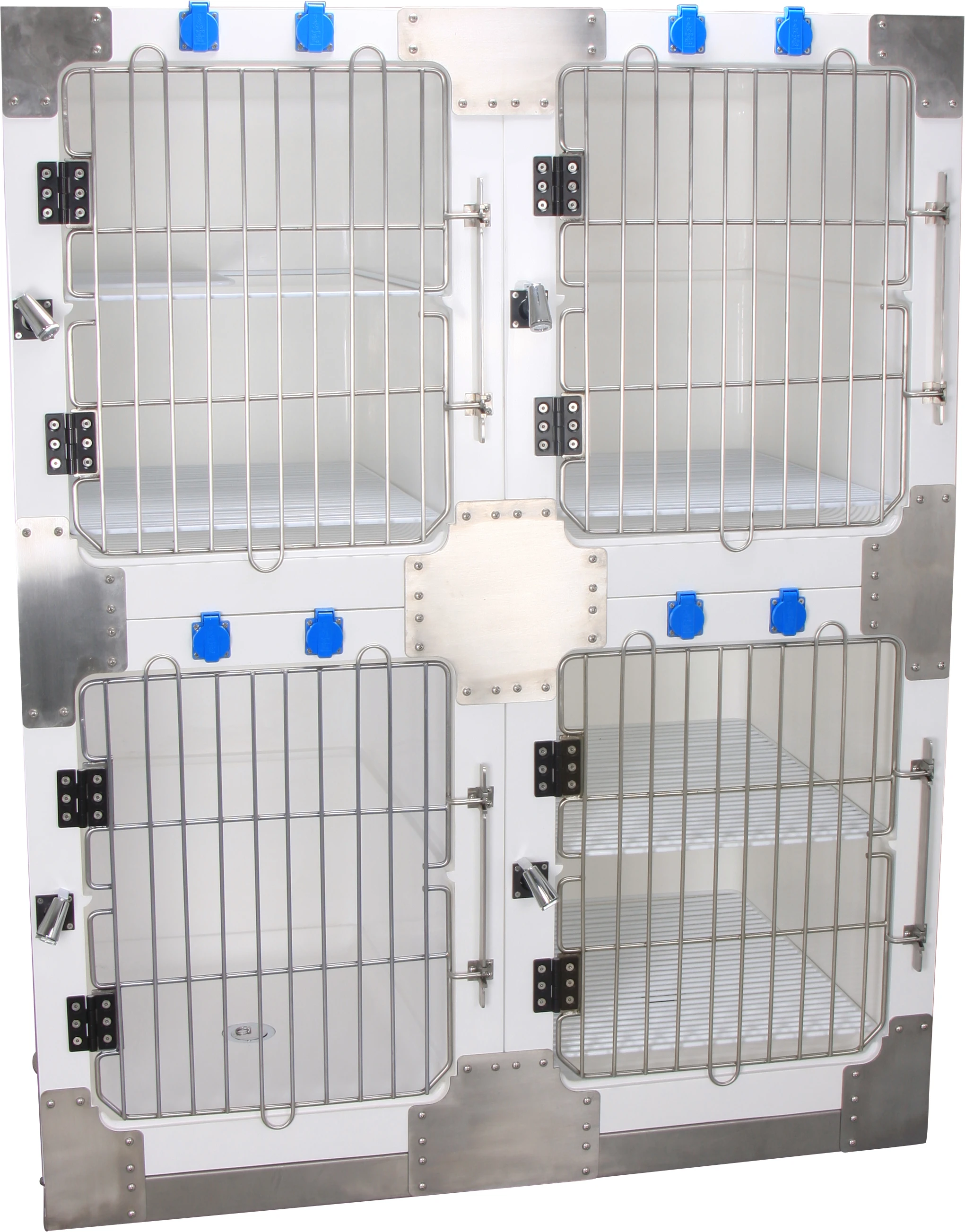 KA-510 New Fiberglass Cage Stainless Combination Pet Cage for Sale ...