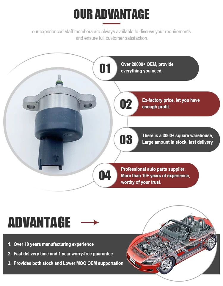 0281002732 for Hyundai Tucson Sportage Fuel Pressure Relief Valve