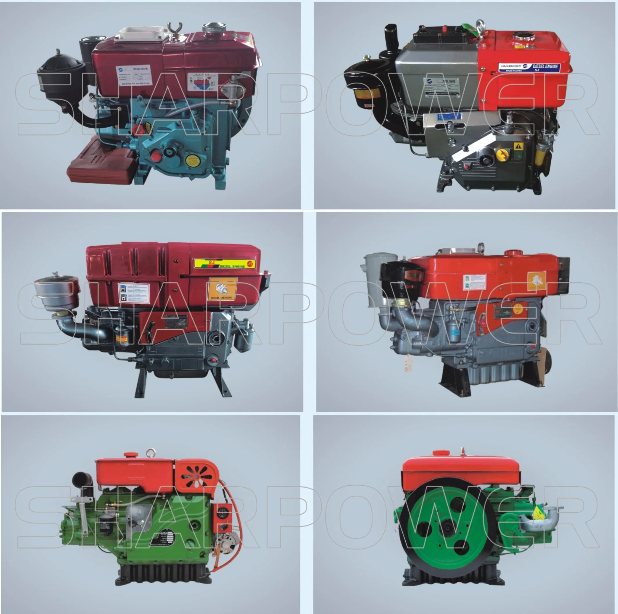 High Level Changfa 15hp Zs1100 Water Cooling Diesel Engine For Farm ...