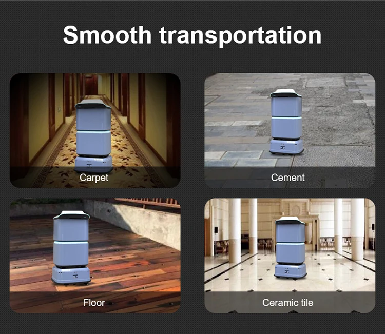 Autonomous Food Delivery Robot Agv Unmanned Delivery Robot - Buy Remote ...