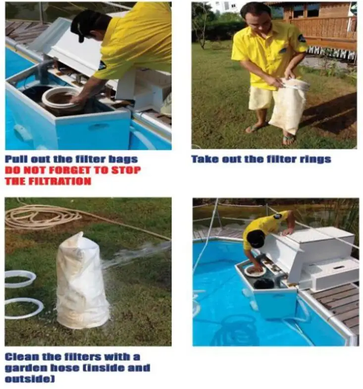 Swimming Pool Wall-hung Filter Bags Portable Bag Filter Dust Collector ...