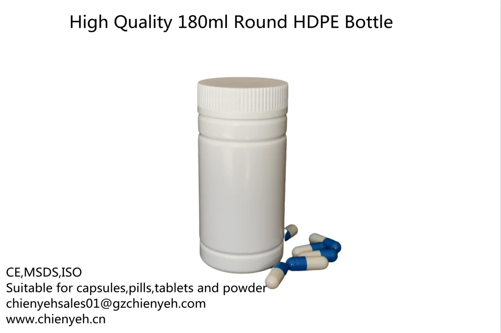 Pop Top Hdpe Plastic Bottle 180ml With Child Proof Cap For Pill Capsule - Buy High Quality Child ...