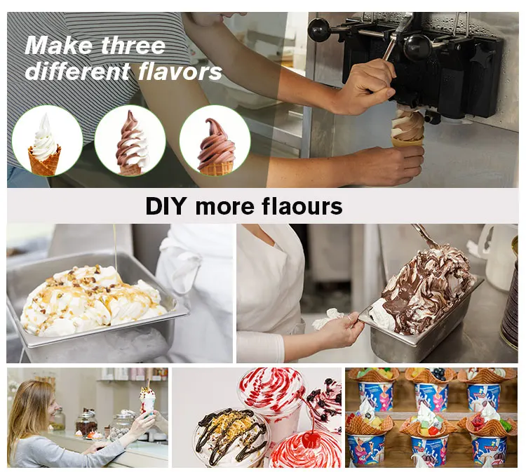 Icecream Gelato Ice-Cream Maker Kuwait Soft Serve Machine