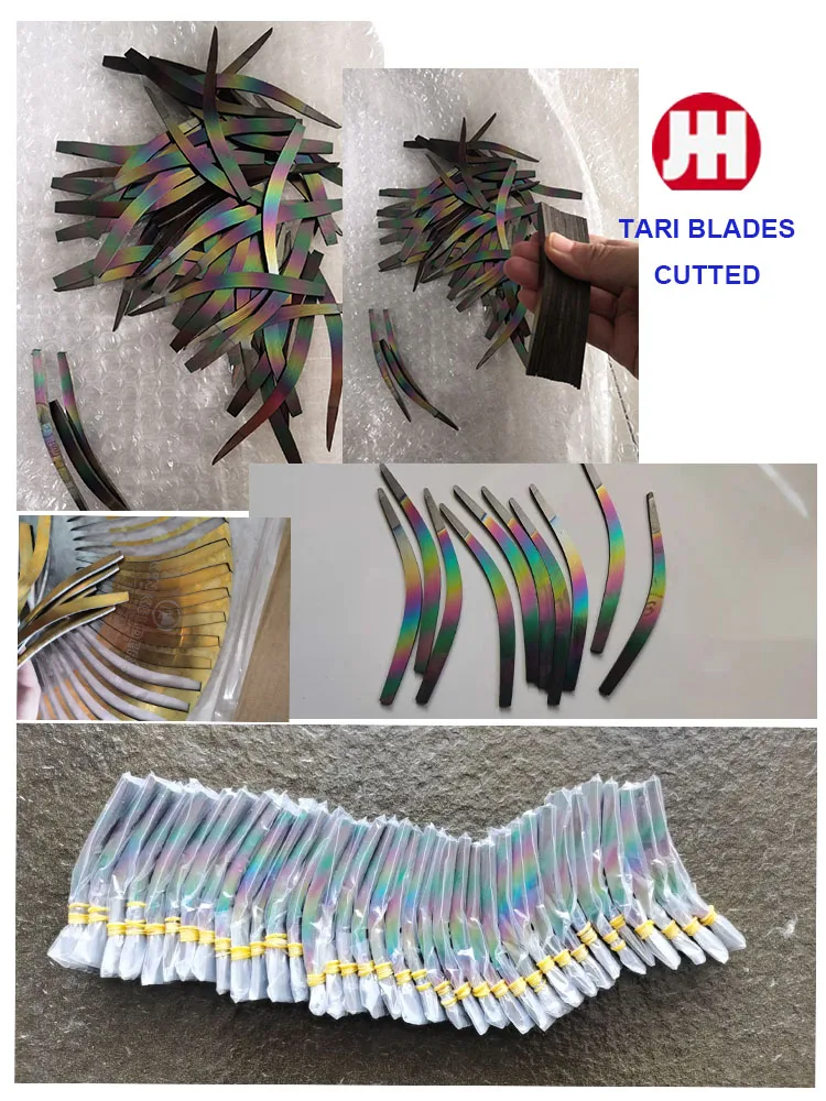 K Rainbow Color W5 Circular Cockfighting Knives M42 Hss Tari Saw Blade ...