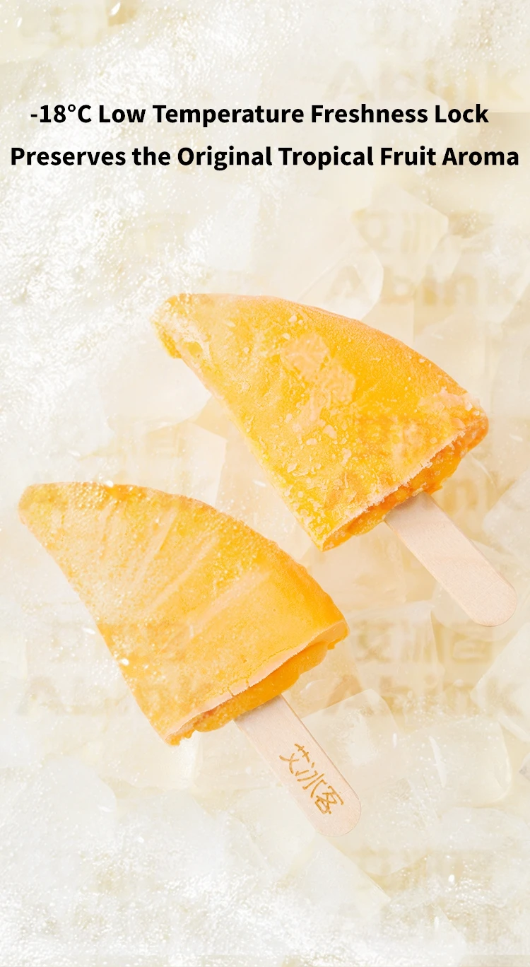 Abink Crispy Ice Cream Stick - Black Spined Durian Topping
