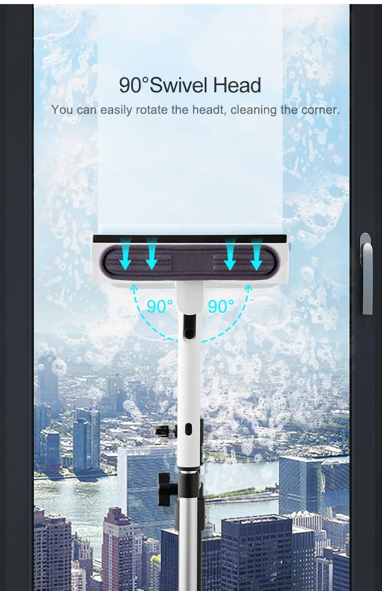 BOOMJOY Glass Squeegee Cleaner - Efficient Window Cleaning