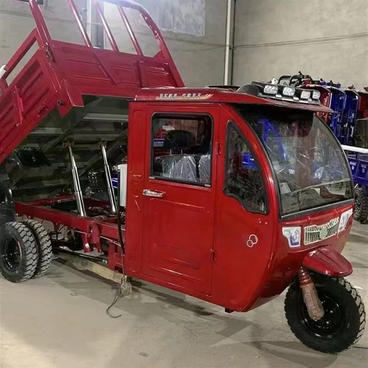 Heavy duty electric cargo vehicle 1500W high speed three wheel cargo bike truck cargo tricycle ...