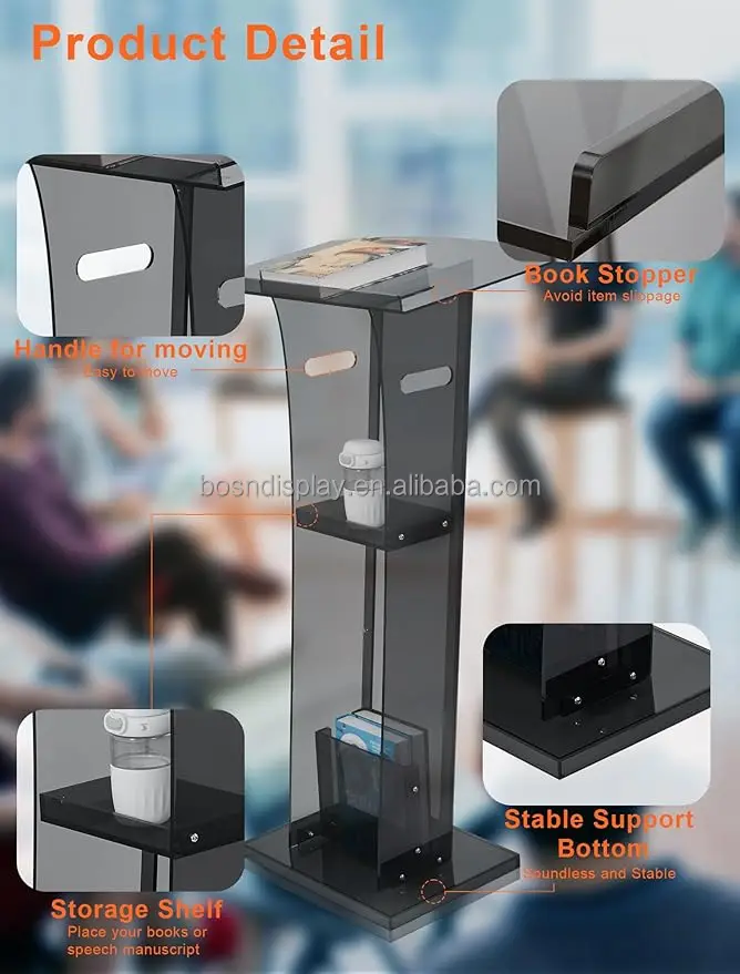 Acrylic Podium Stand,Pulpits For Churches Modern Lecterns & Podiums ...