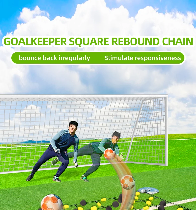 Soccer Training Equipment: Rebound Chain Goalkeeper Artifacts for ...