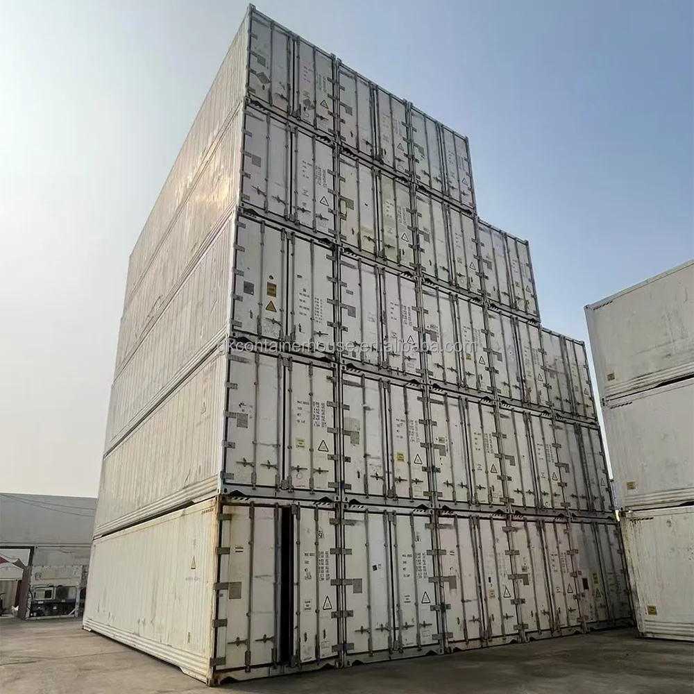 Used Working Reefer Container 20Ft 40Ft With Operational Cooling Unit ...