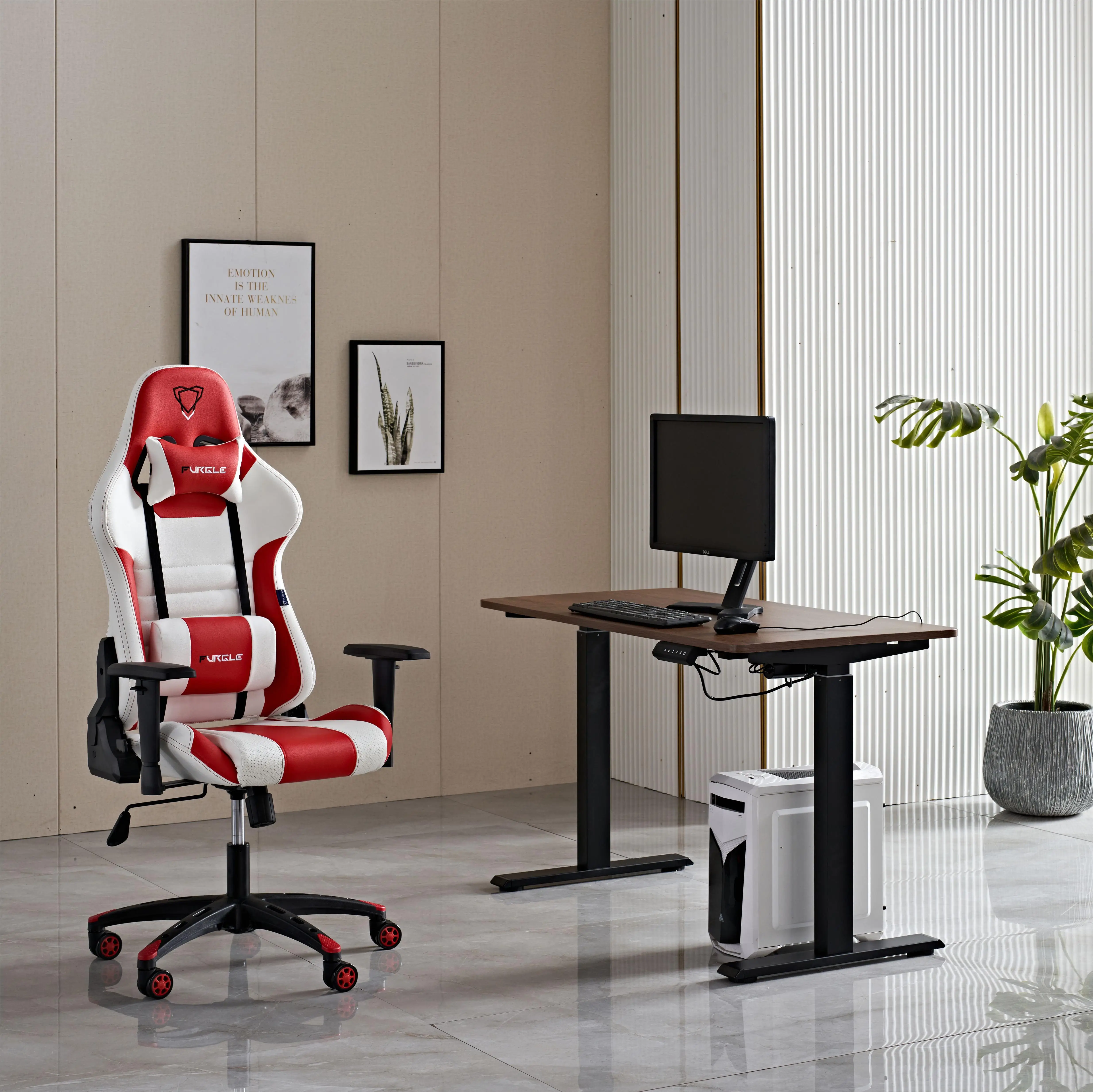 Pc Computer Reclining Leather Silla Cadeira Game Gamer Chair Drop ...