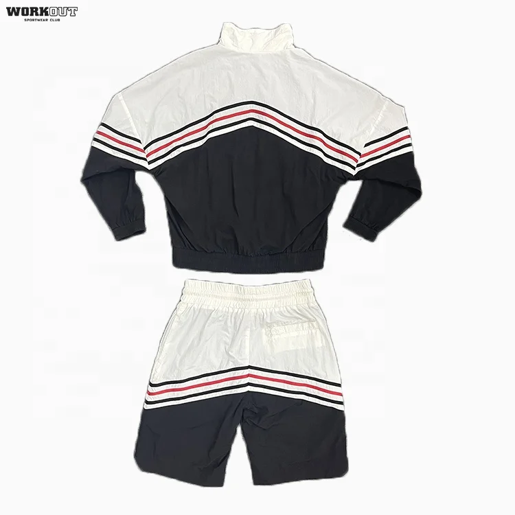 Custom Logo Zip up Lightweight Polyester Nylon Wind Breaker Men Track Suit