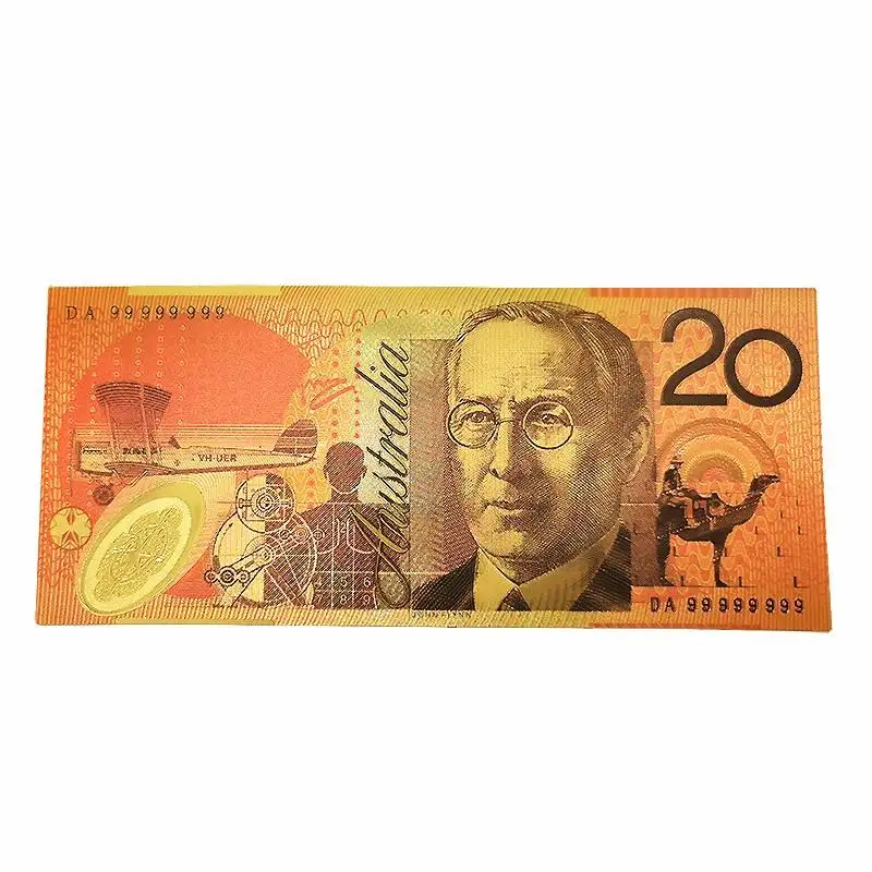 Gold Plated Australian Dollar Banknotes - Art & Collectibles