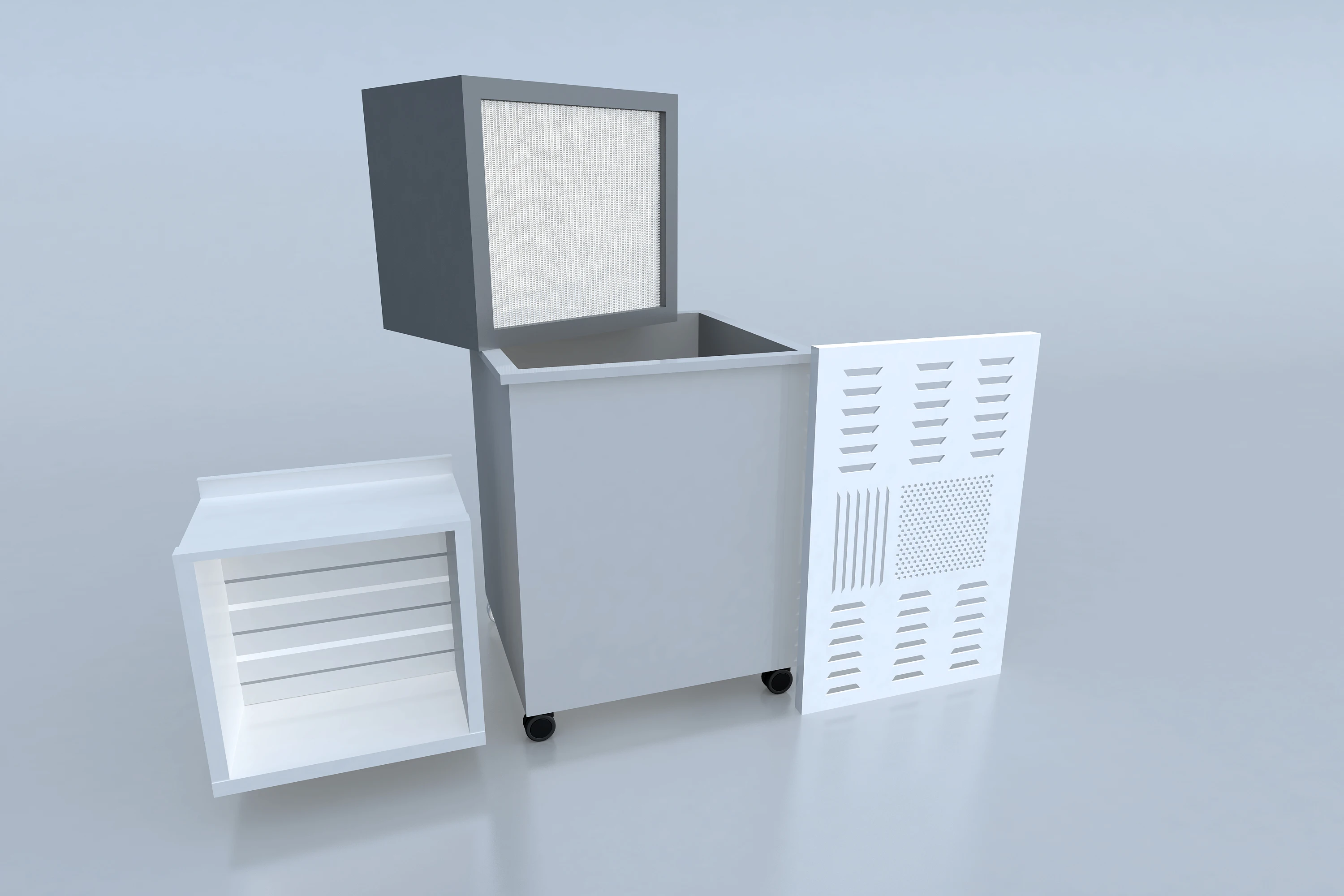 Customized Gmp Laboratory Cleanroom Project Modular Wall Panel Lighting ...