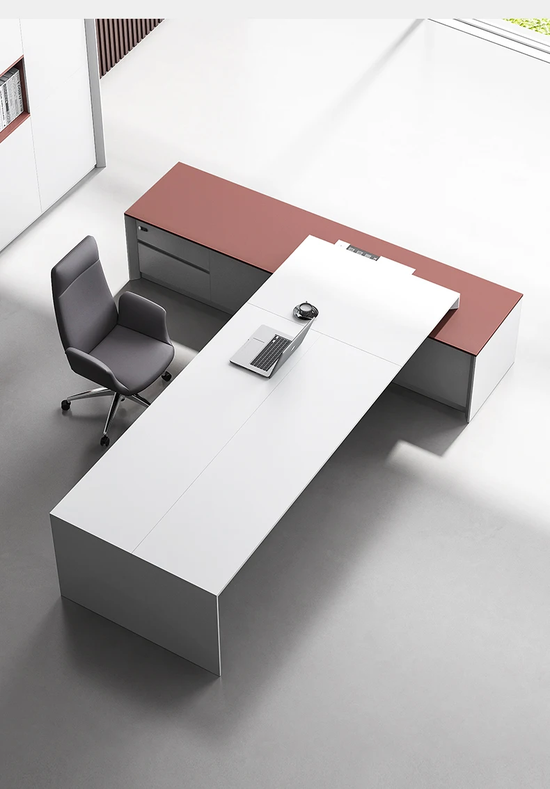 New Design Modern White Office Executive Boss CEO Desk Table| Alibaba.com