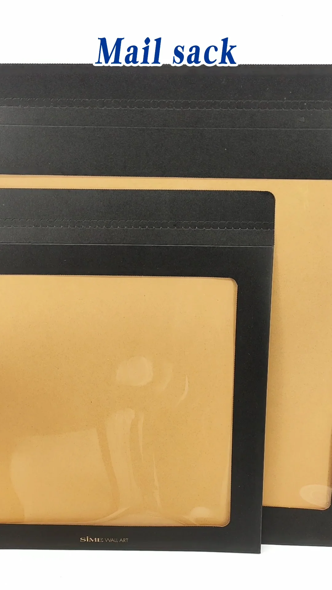 Custom Matter Black A4 A5 C5 Paper Packaging Gusset Post Mailer ...