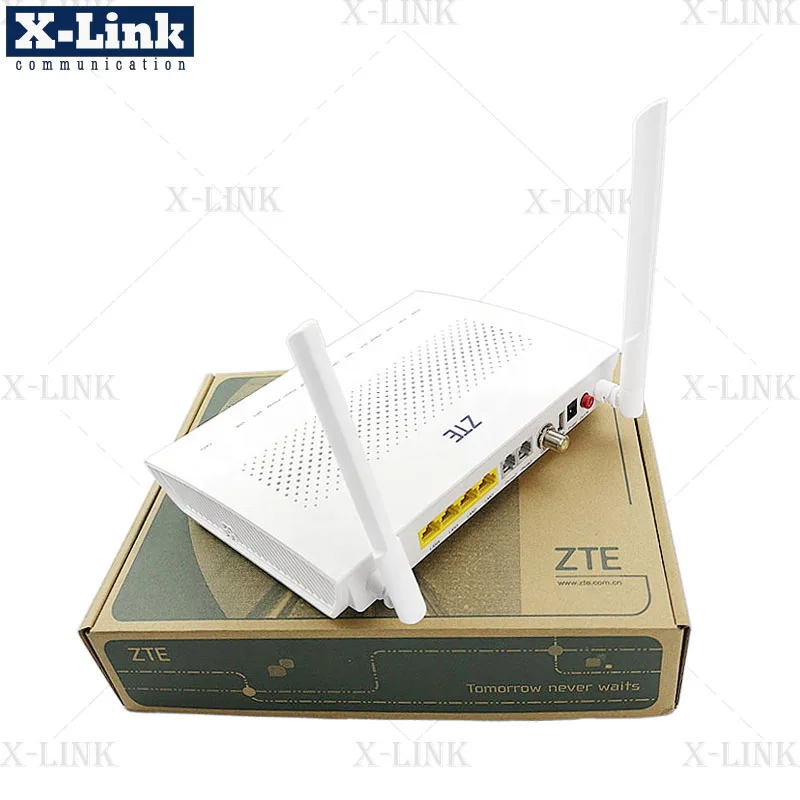 Brand New Gpon Onu Ont 4ge+2tel+catv+usb+wifi Router Zte F668 - Buy Onu ...