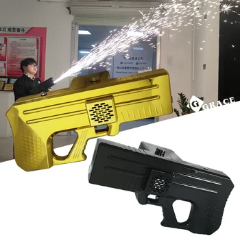 Igracelite Battery Powered Hand Touchable Cold Fireworks Gun Hand Pyro ...