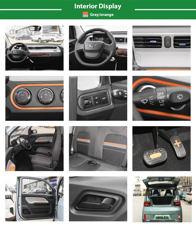 2022 Wuling Mini Ev New Car Electric 100kmh 170km Long Range Four 4 ...
