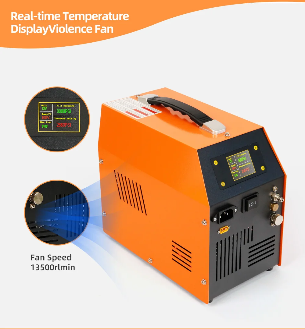 JF PCP Pump - 12V 300bar Oil-Free HPA Compressor for PCP