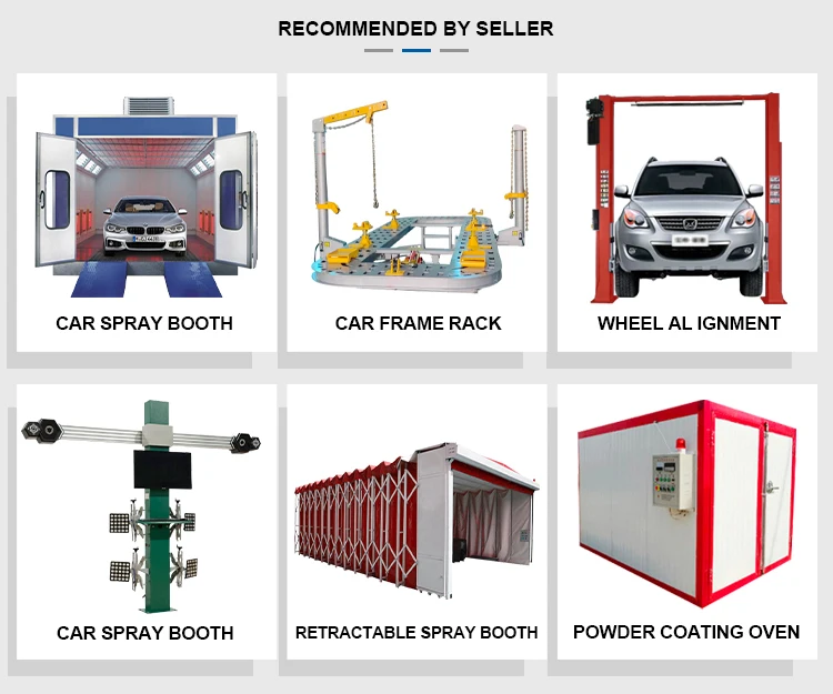 Manual Powder Coating Booth With Powder Coating Machine And Powder ...