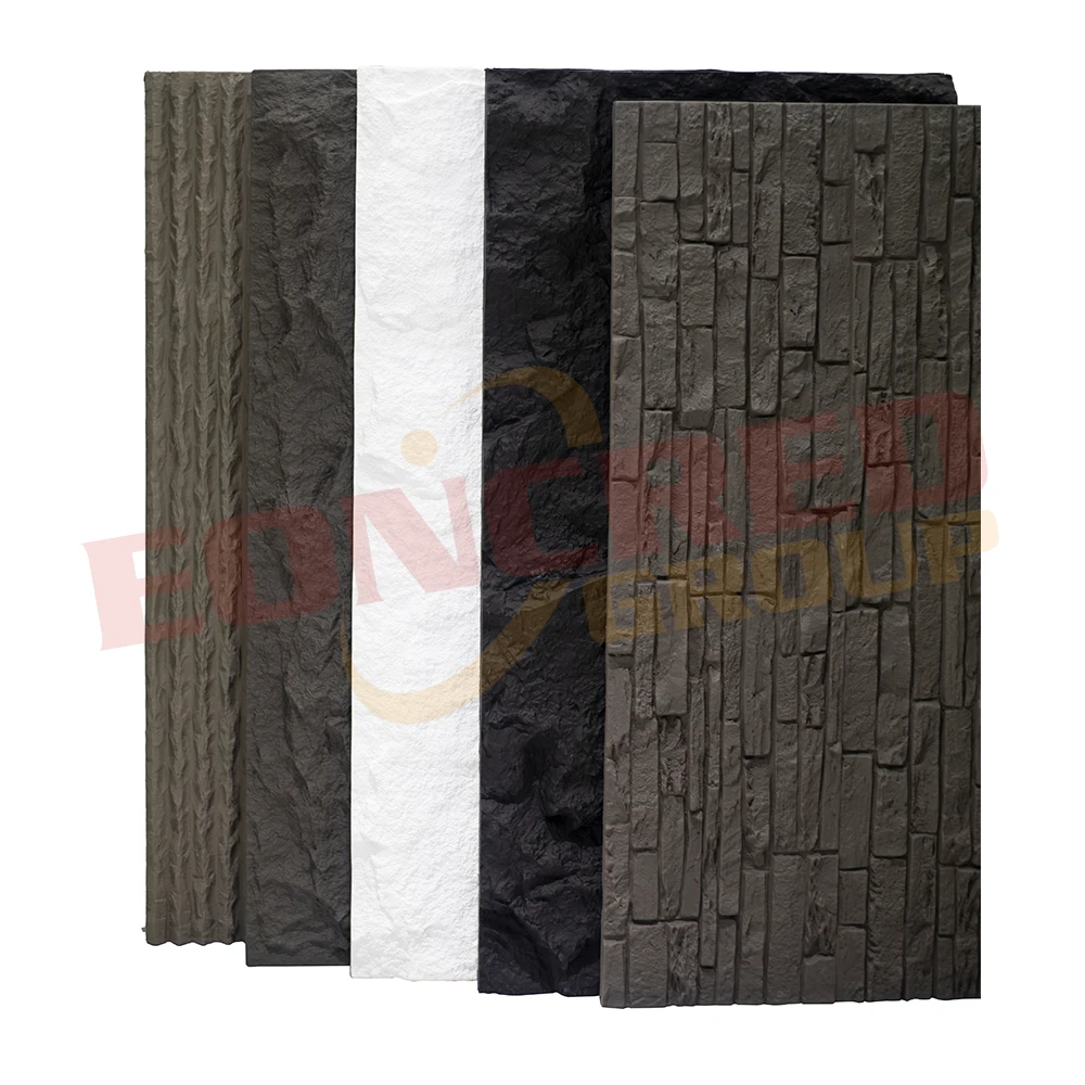 Lightweight 3d Panel Stone Flexible Cladding Stone For Exterior Wall Pu ...