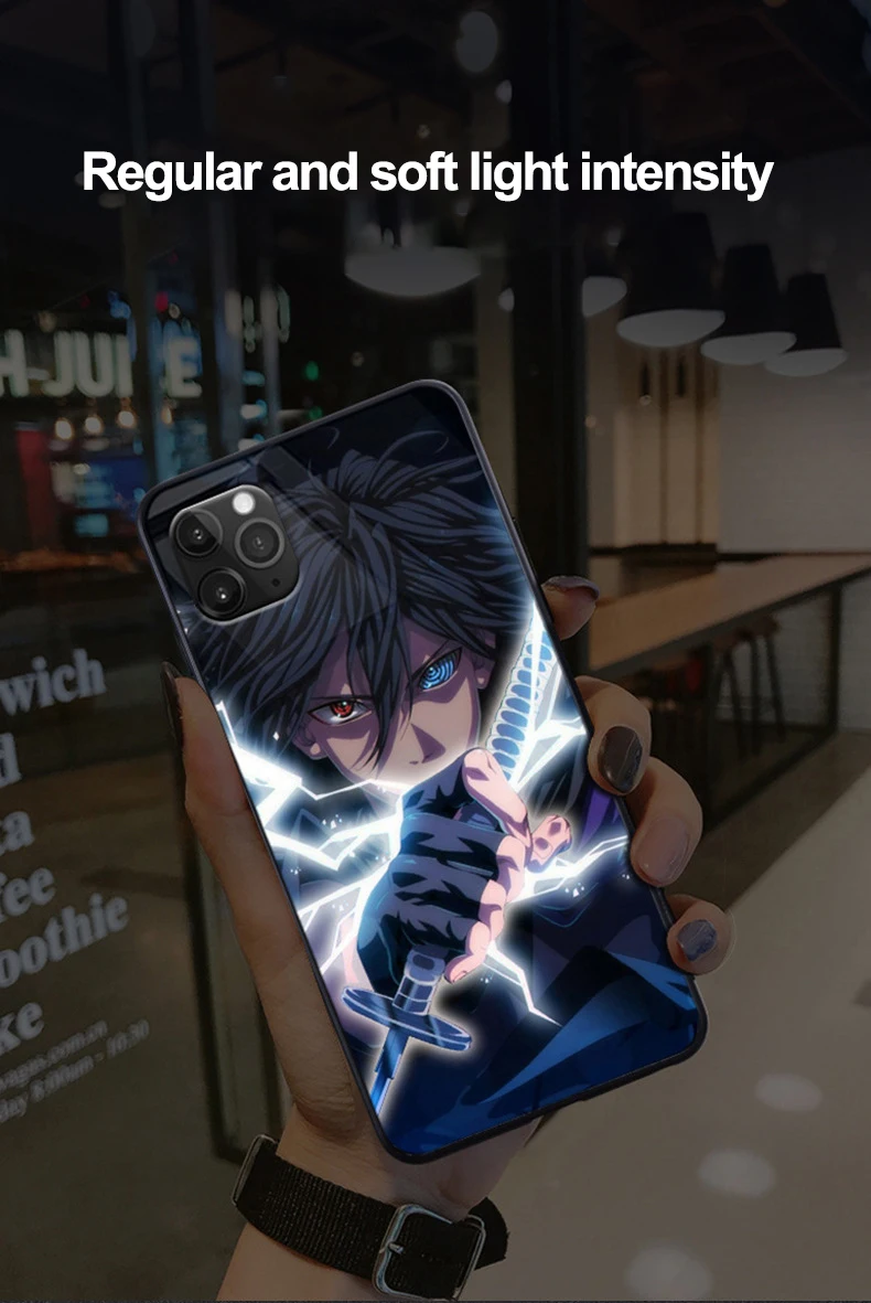 2023 Animation Custom Led Light Up Case Cell Phone Case Flashing With ...