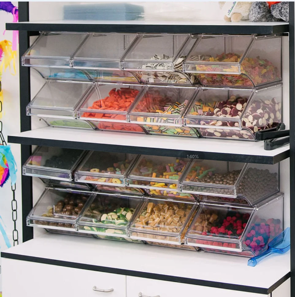 ECOBOX Sweet Candy Dispensers - Stackable Bulk Food Bins