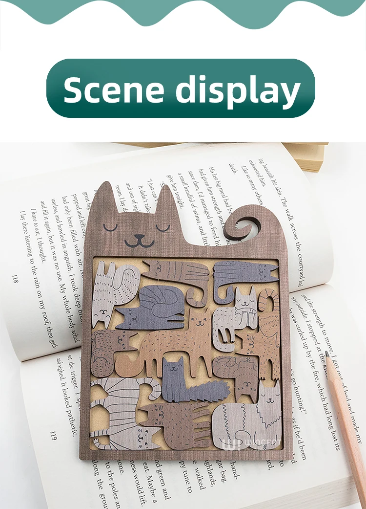 Mini Brain Teasers Difficult And Challengable Uv Printing Wooden Toy ...