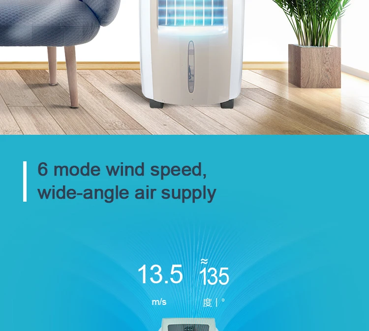 Efficient Cooling Evaporative Water Air Cooling Fan Portable Air ...