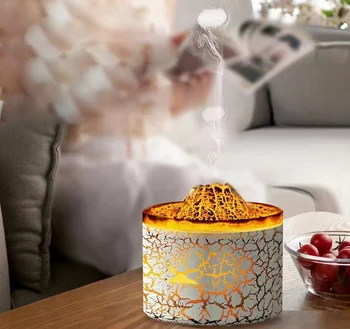 Oem Wholesale Price 2023 Jellyfish Spray 3d Flame Aroma Humidifier 7 ...
