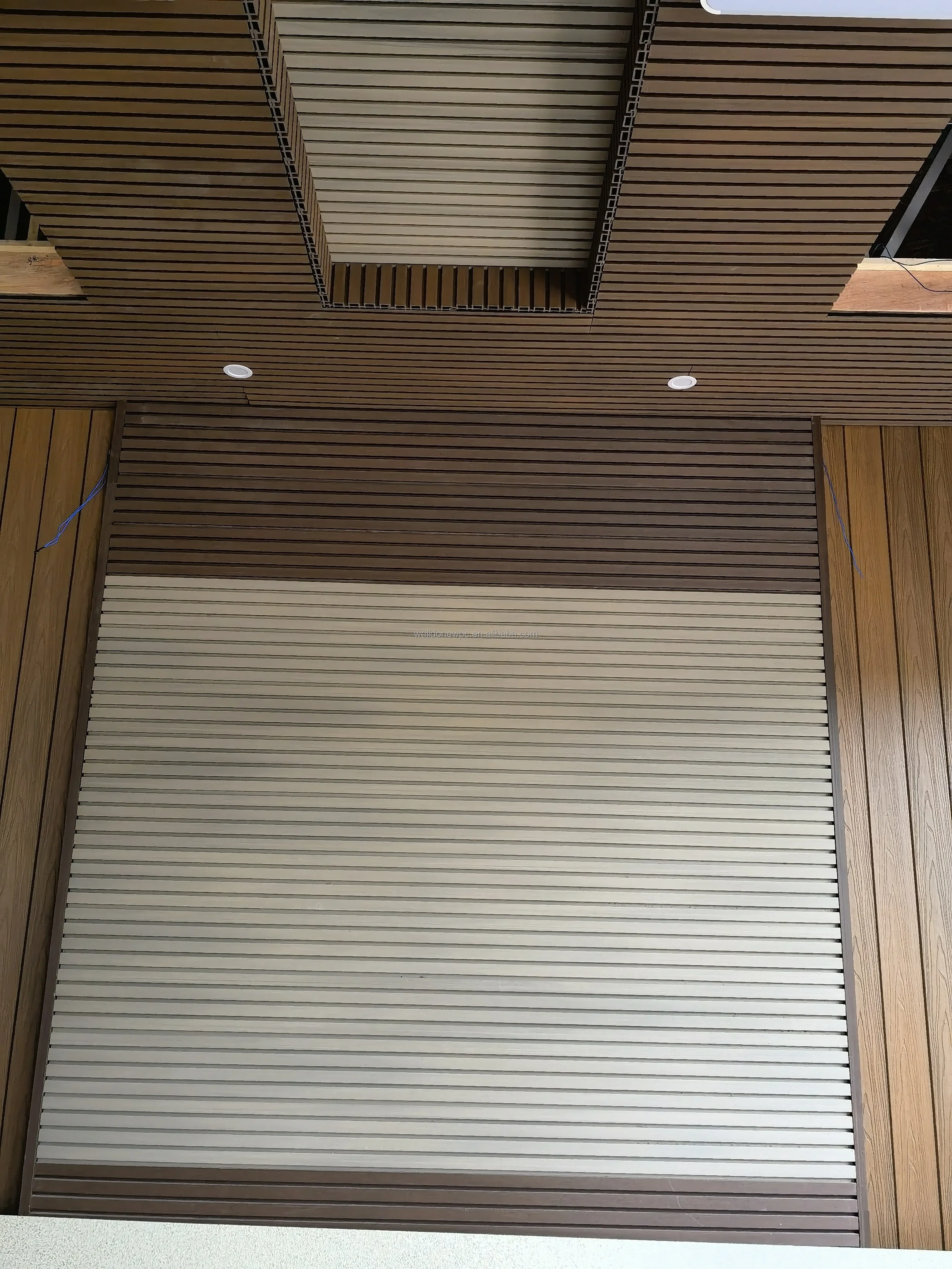 Waterproof Wpc Wall Panel Slatted Composite Cladding Board - Buy Wpc ...