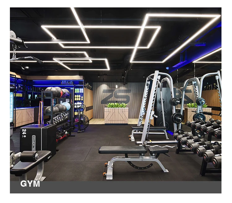 60W 120W 3cct Gym Lighting Ceiling 4 Ft 8FT Led Linear Lamp