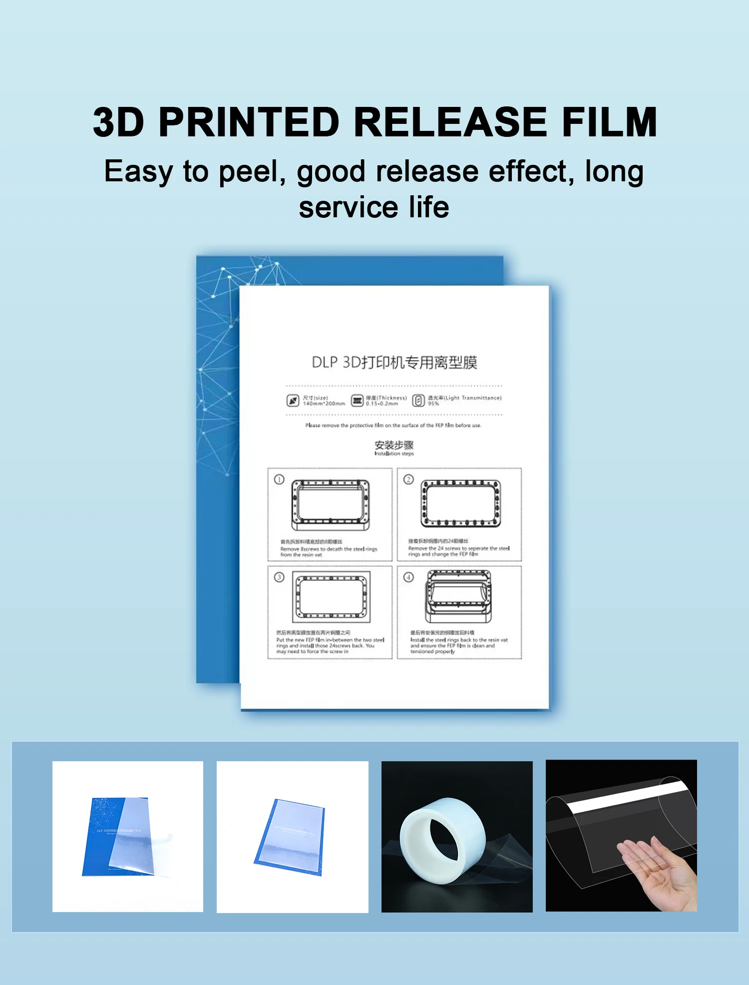 Transparent Pfa Film - Heat Resistant Polymer, Soft Release, Moisture ...