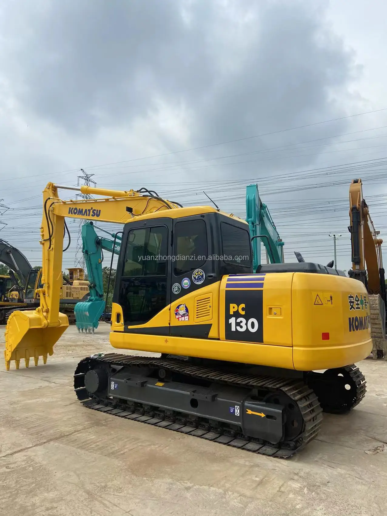 Used Excavator Digging Japan Komatsu Pc130 Used Komatsu Pc130 Heavy ...